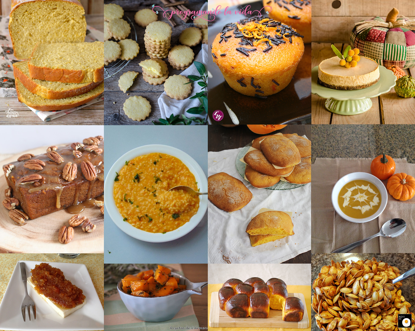 12 Recetas con Calabaza para este Otoño ⋆ Programando la Vida
